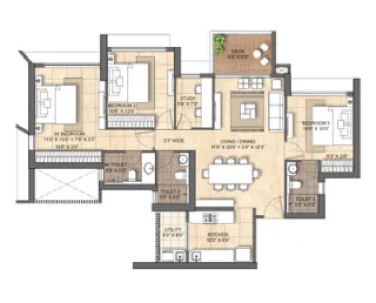 L&T Avinya Enclave | 2, 2.5, 3 & 4 BHK | Manapakkam, Chennai | L&T